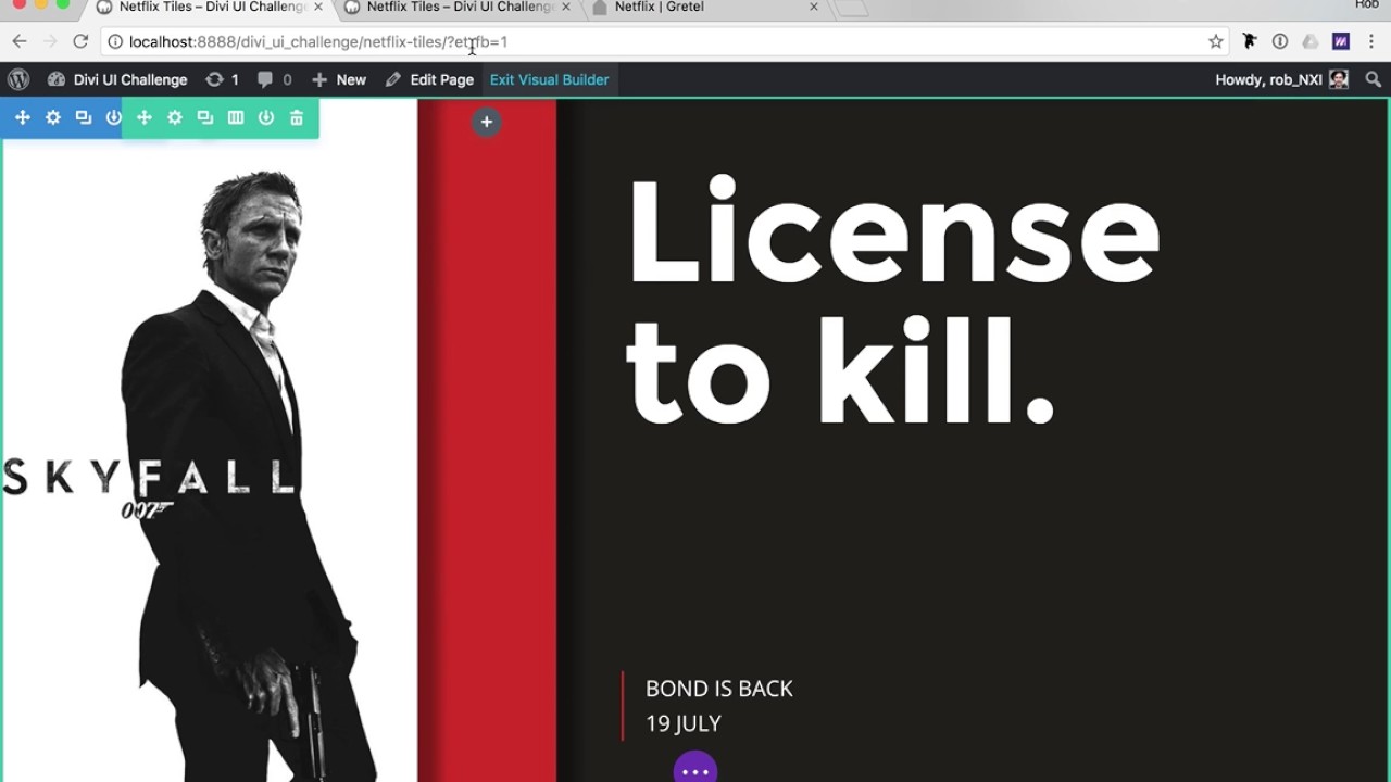 Divi UI Challenge #5 - Netflix Tiles - YouTube