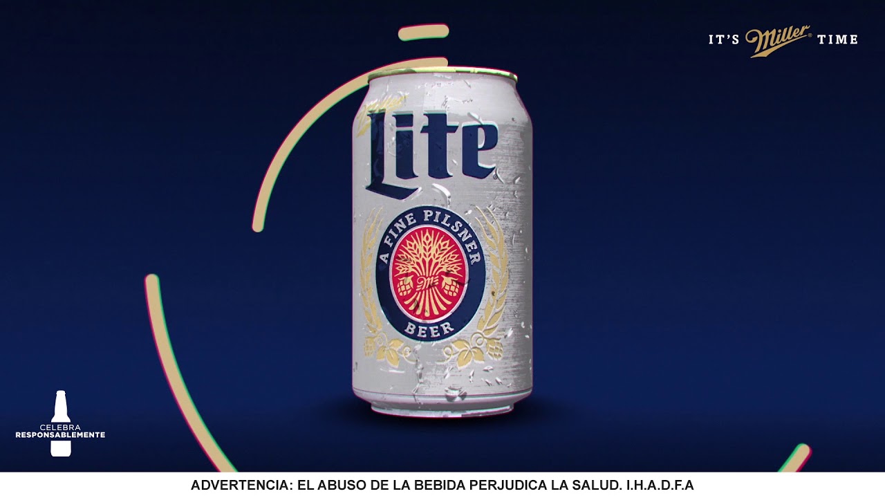 Miller Lite Lata 3D Nueva imagen - YouTube