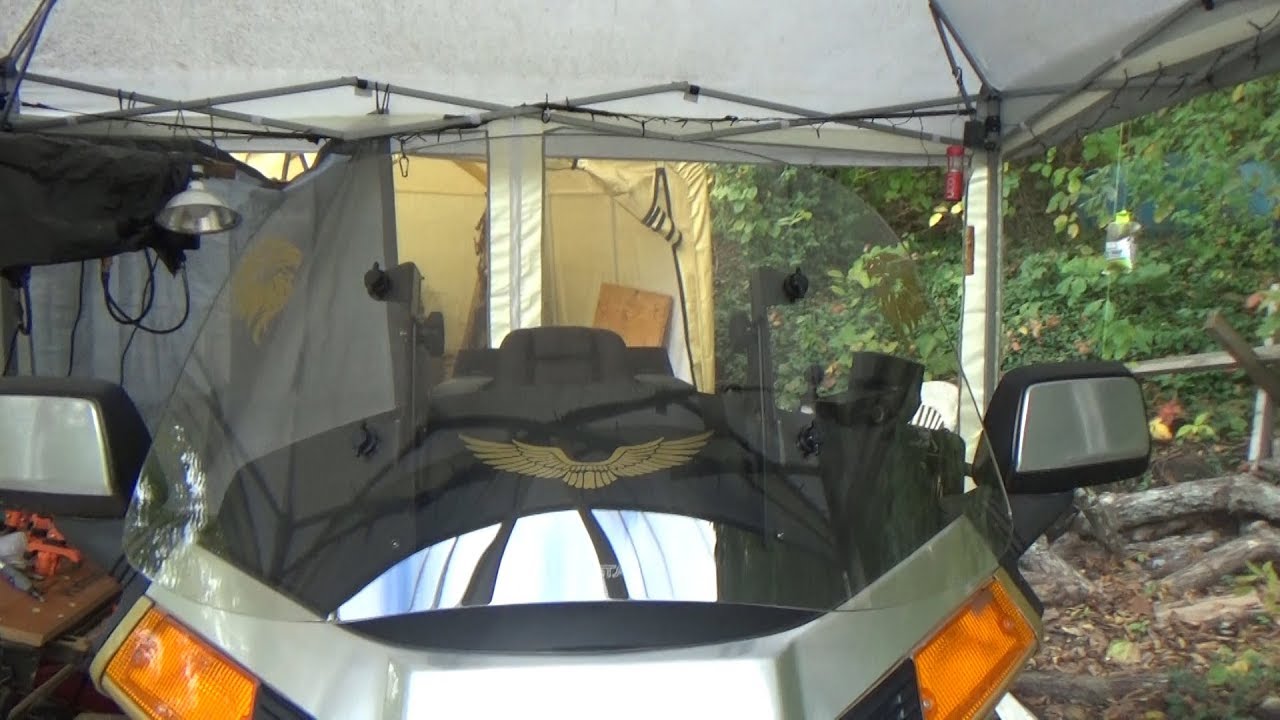 New windshield for the trike - YouTube