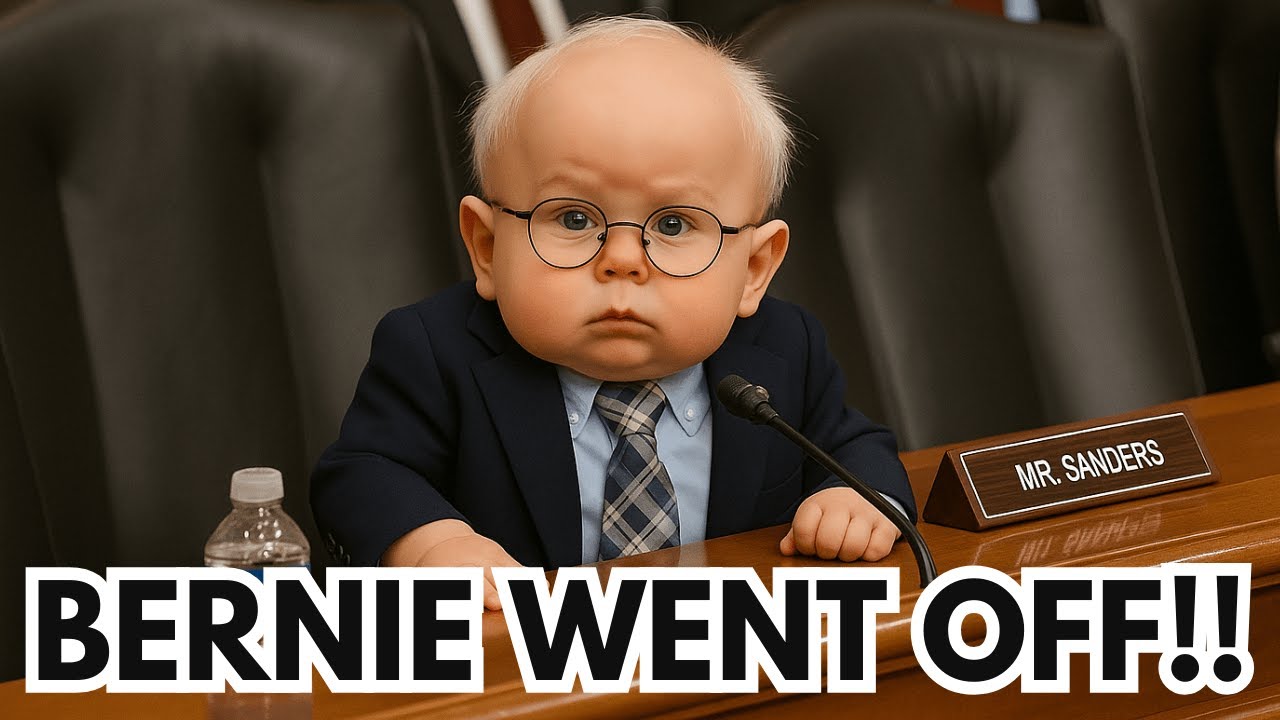 Baby Bernie Sanders Grills Trump’s Treasury Secretary goes viral 🔥🍼 ...