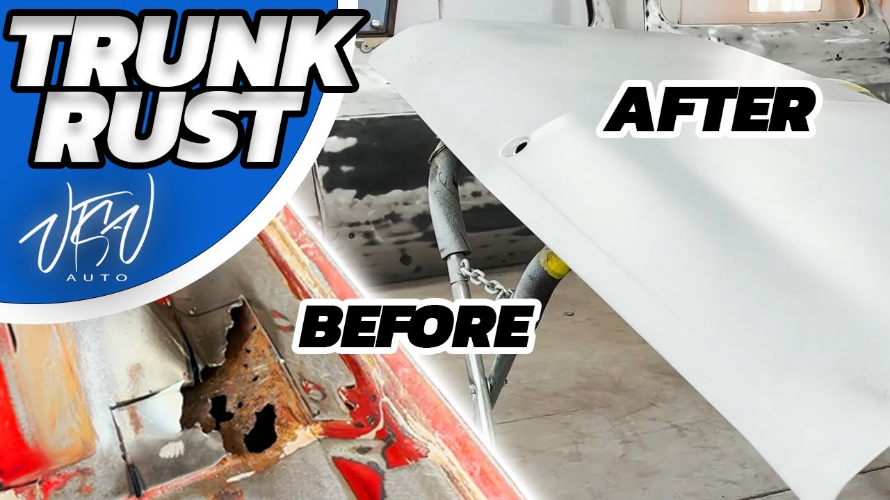 Trunk Rust Repair & Restoration - 1973 Chevy Caprice Convertible - YouTube