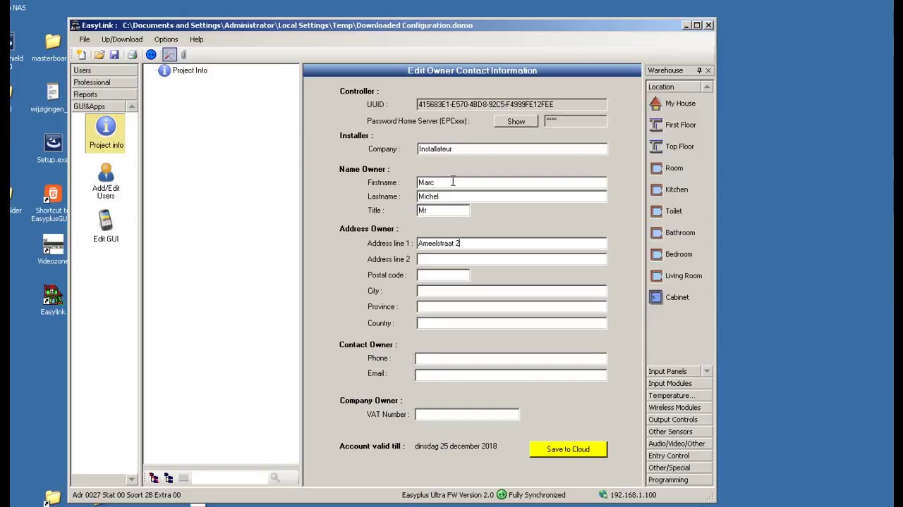 How To Create A User for the Easyplus Home Control App - YouTube