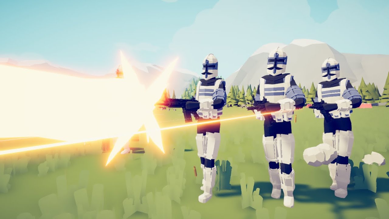 100x Battle droids VS 501st in TABS - YouTube