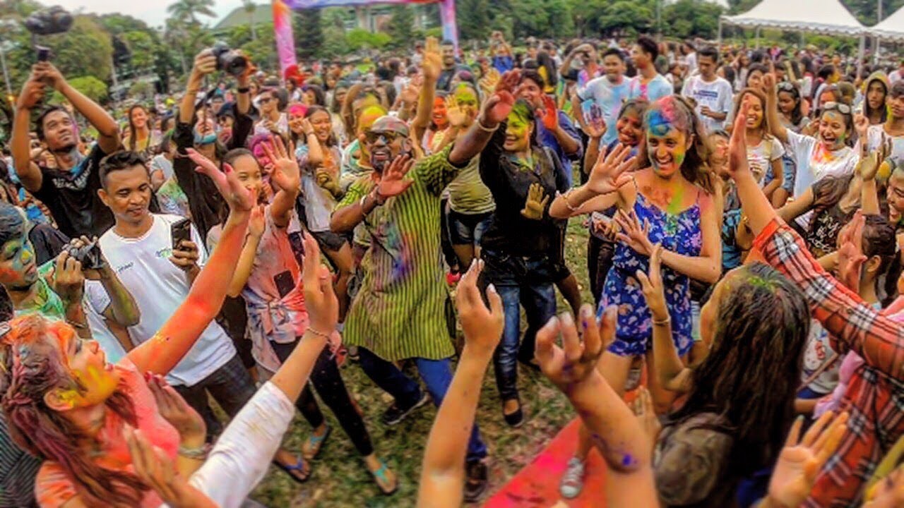 HOLI - Festival of Colours 2019 Bali - YouTube