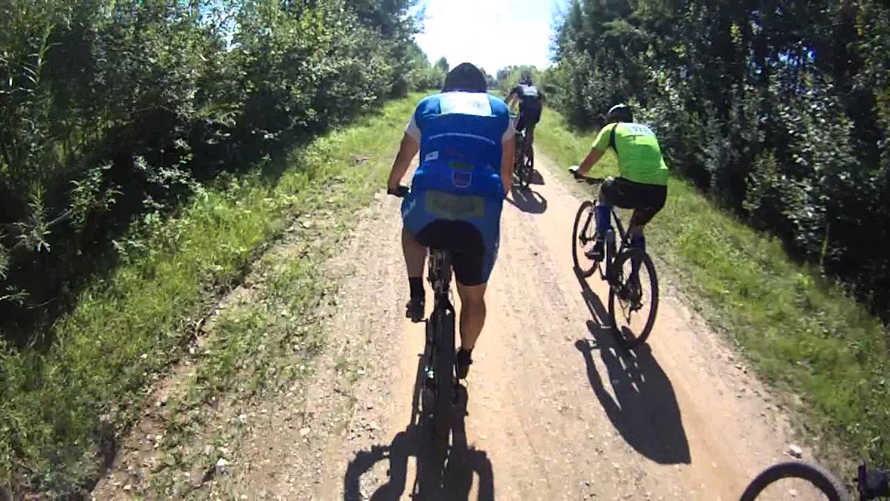 SEB MTB Cesis 10.08.2014 (nav beigas apm.30min.) - YouTube