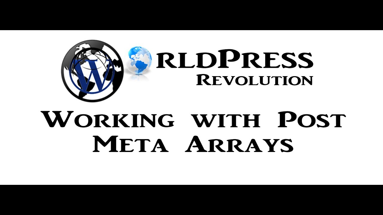 Working with Post Meta Arrays - YouTube
