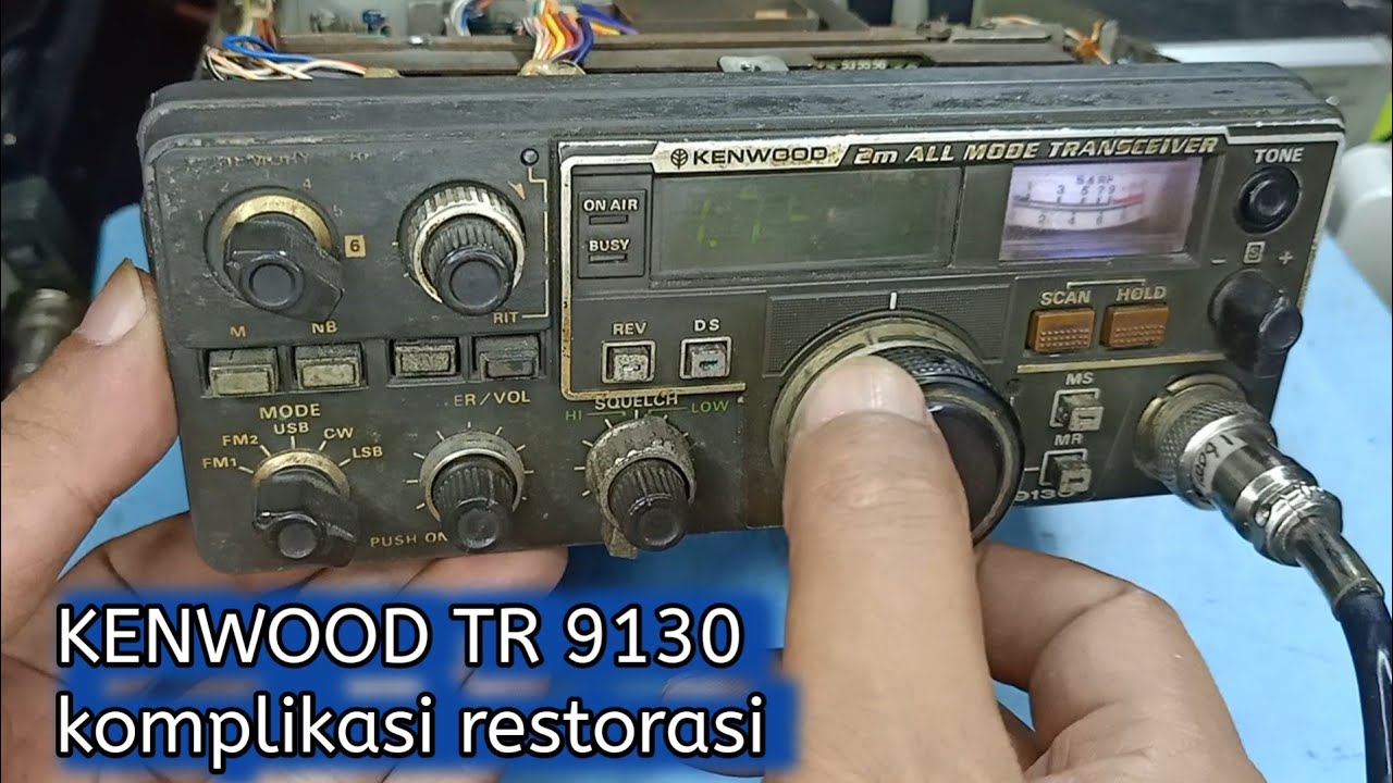 restorasi kenwood tr 9130 dari dekil jadi kinclong - YouTube