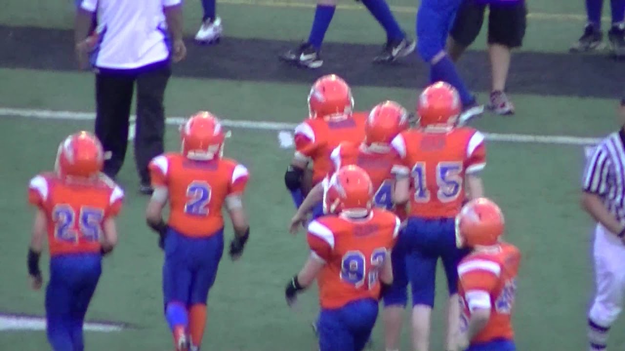 Interception - Eagles Youth Football 11u - YouTube