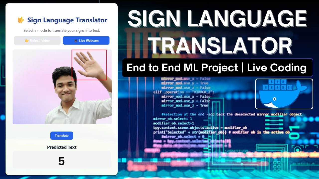 How I Built a 🤟 Sign Language to Text Translator 🔥 | Computer Vision ...