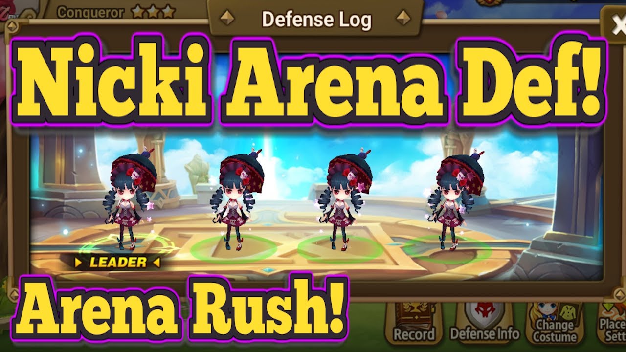 Should You Use Nicki on Arena Defense?! - Summoners War - YouTube