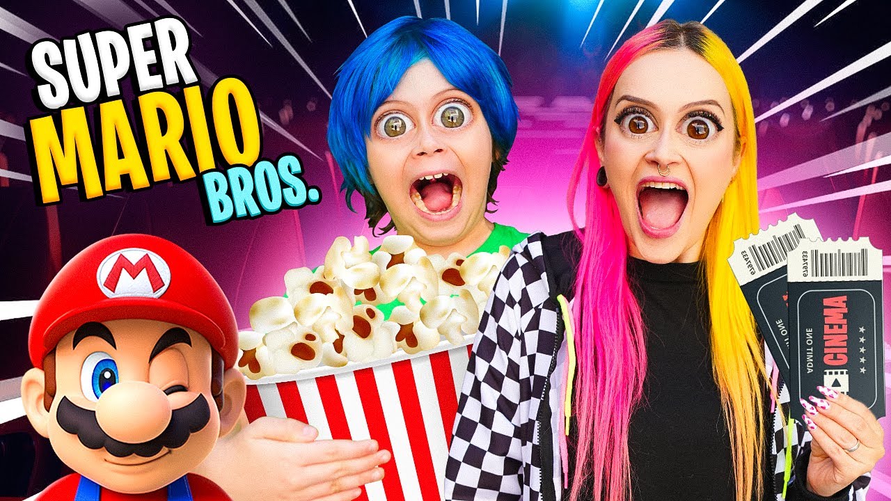 O MELHOR CINEMA QUE JÁ FUI NA VIDA 🎥 SUPER MARIO BROS O FILME ( Alec GO ...