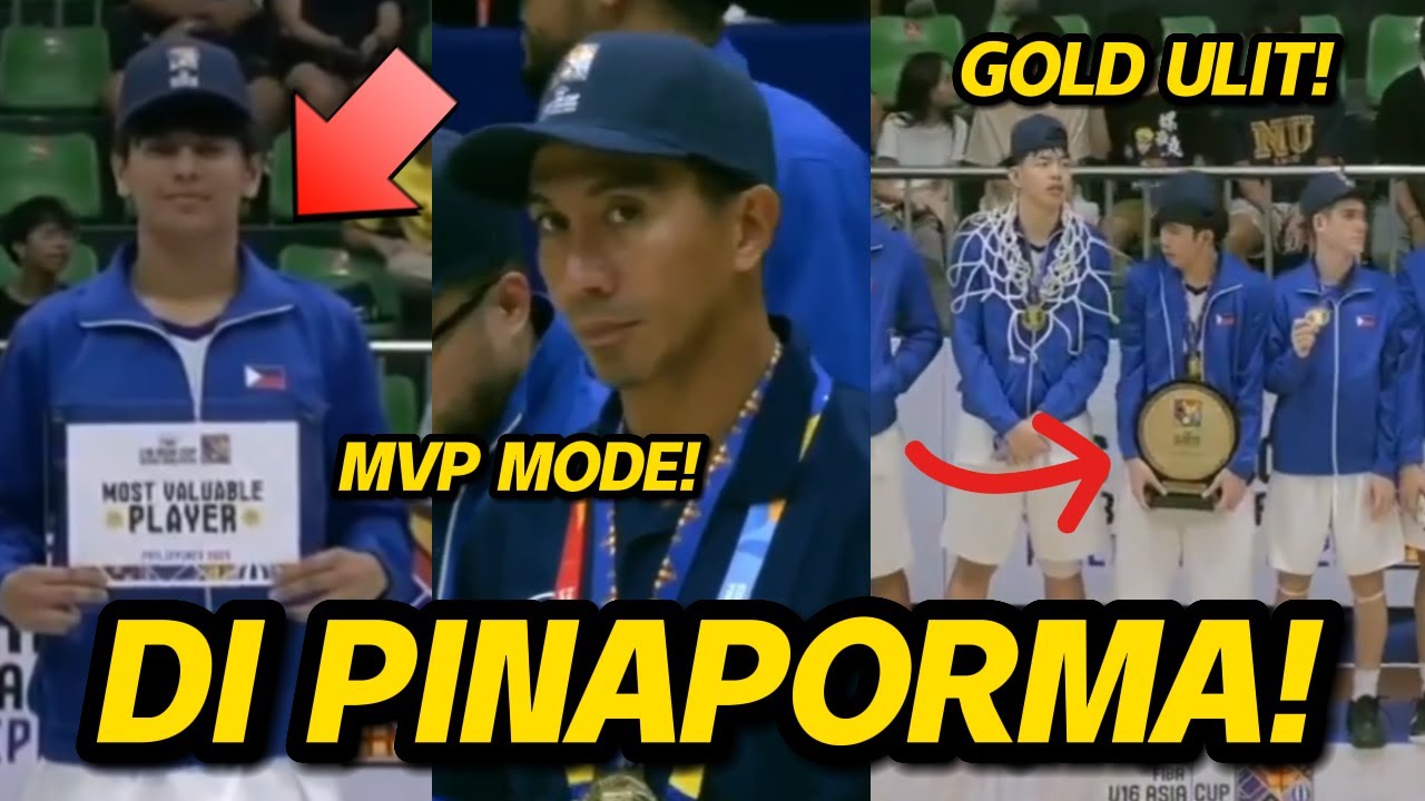 MVP MODE si GAB Delos Reyes! Di na PINAPORMA ng GILAS YOUTH ang ...