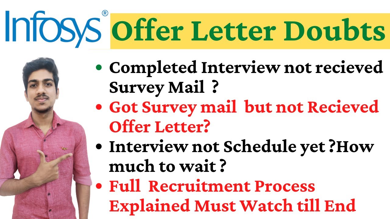 Infosys Offer Letter 2021| Infosys Survey Mail | Infosys Interview ...