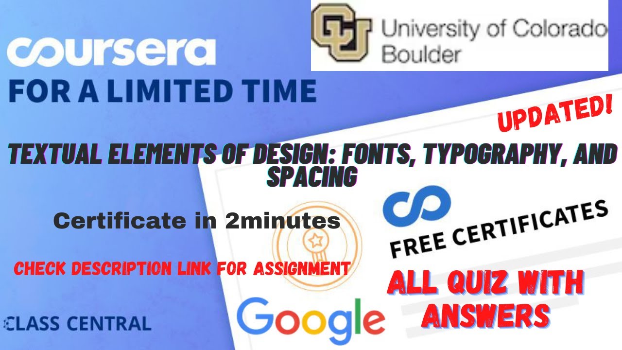 Textual Elements of Design: Fonts, Typography, and Spacing,(week1-4 ...