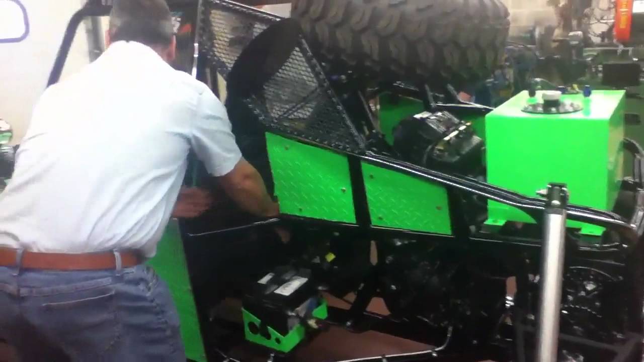 Welding class dune buggy Start up - YouTube