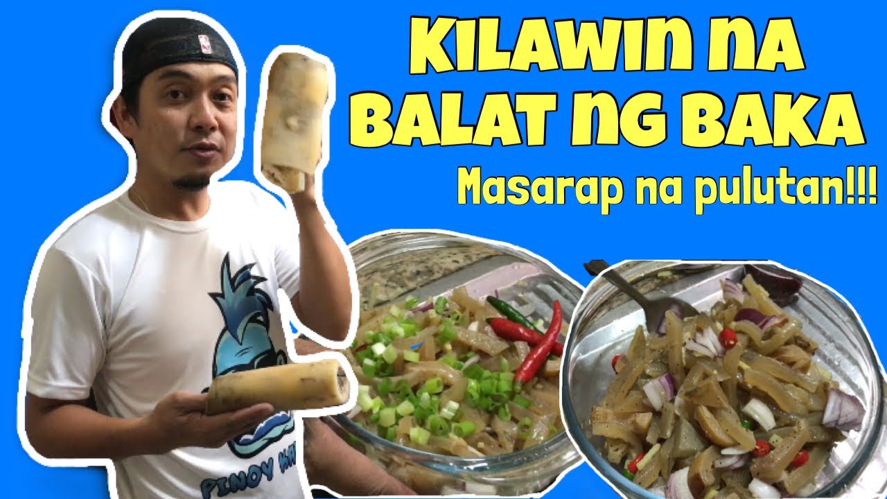 Kilawin na Balat ng Baka (Masarap na Pulutan) | Kalyente | Beef Skin ...