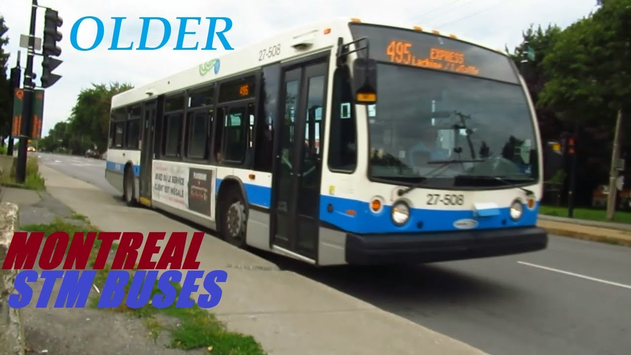 AUG 10 - 30 2022 OLDER MONTREAL STM TRANSIT BUSES - YouTube