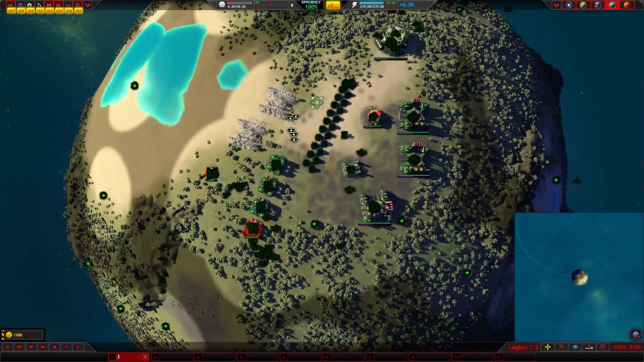 planetary annihilation titans (legion mod) - YouTube