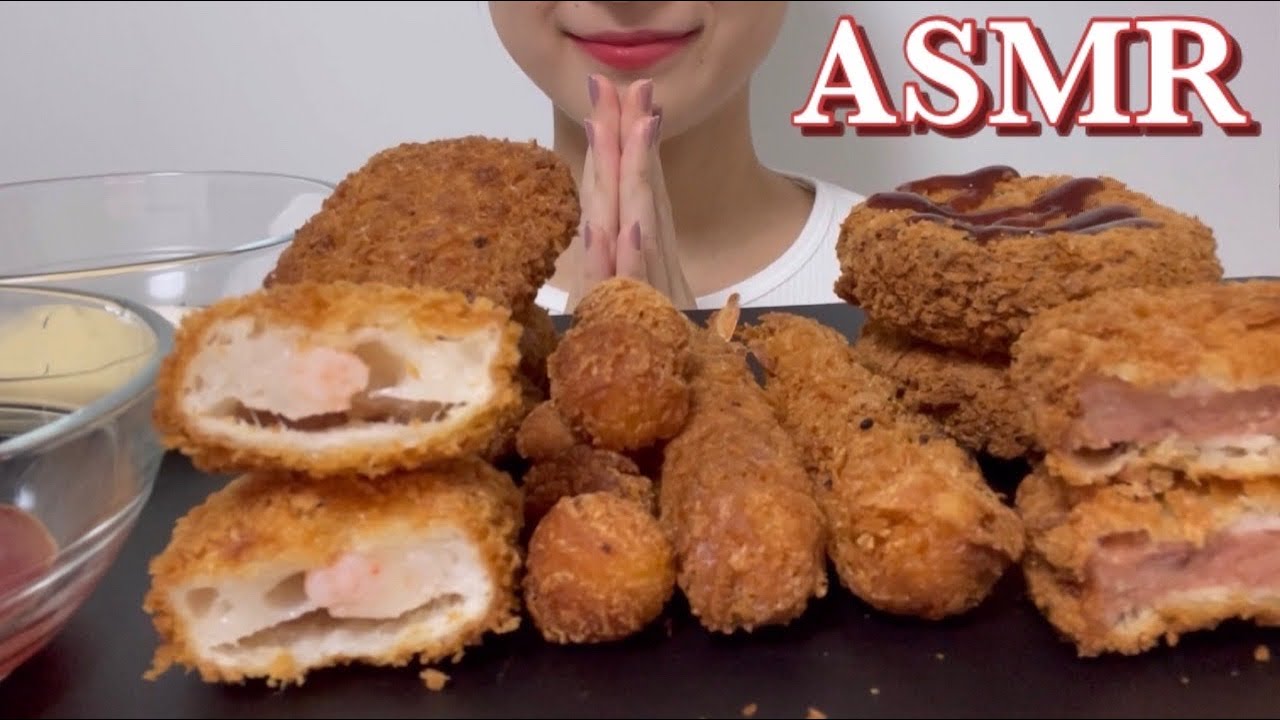 [ASMR/咀嚼音] 揚げ物 Various Fries Eating Sounds mukbang 먹방 - YouTube