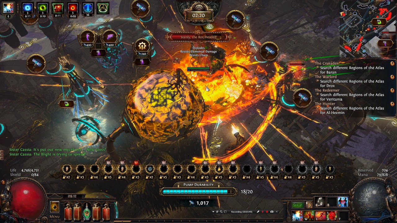 PoE 3.9 - T11 Blight Map - YouTube