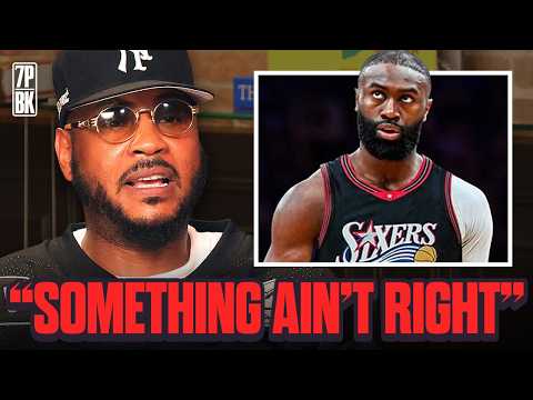 “Boston Did Him WRONG!” | Carmelo Anthony Reacts to Jaylen Brown Trade to Sixers