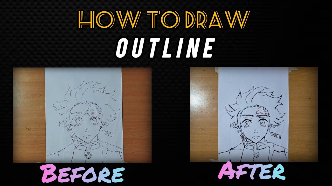 Draw OUTLINE Correctly !!!| How To Outline your DRAWING Easily - YouTube