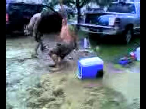 Softball mud wrestling - YouTube