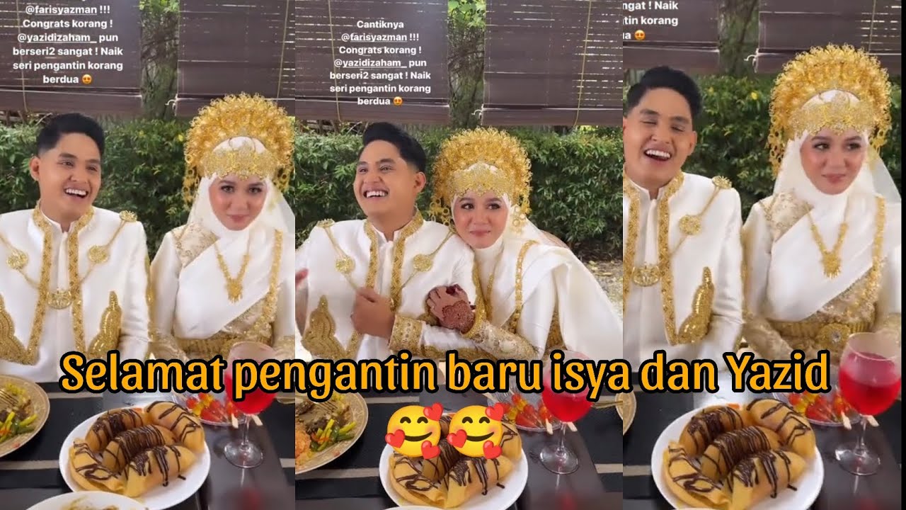 COMEL ISYA DAN YAZID IZHAM KAHWIN!!! team ai alief irfan dah kahwin ...