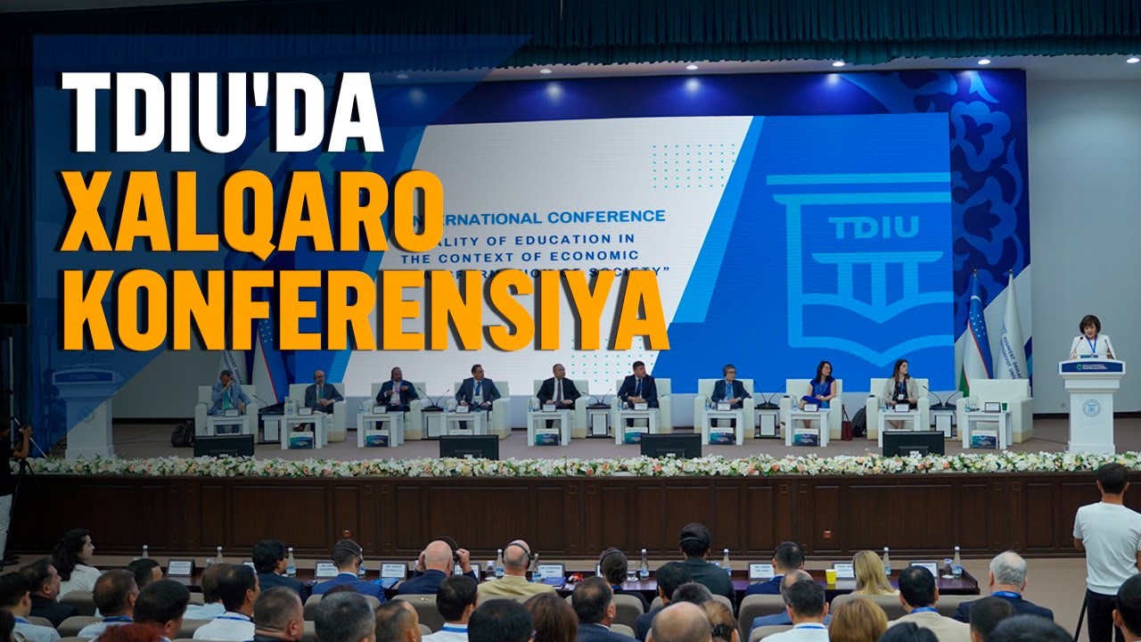 TDIU'da xalqaro konferensiya - YouTube
