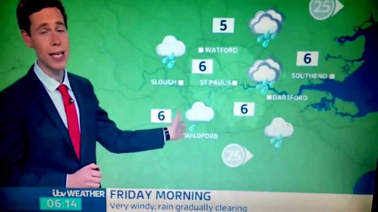 Martin Stew - ITV London Weather - 7th February 2014 - YouTube