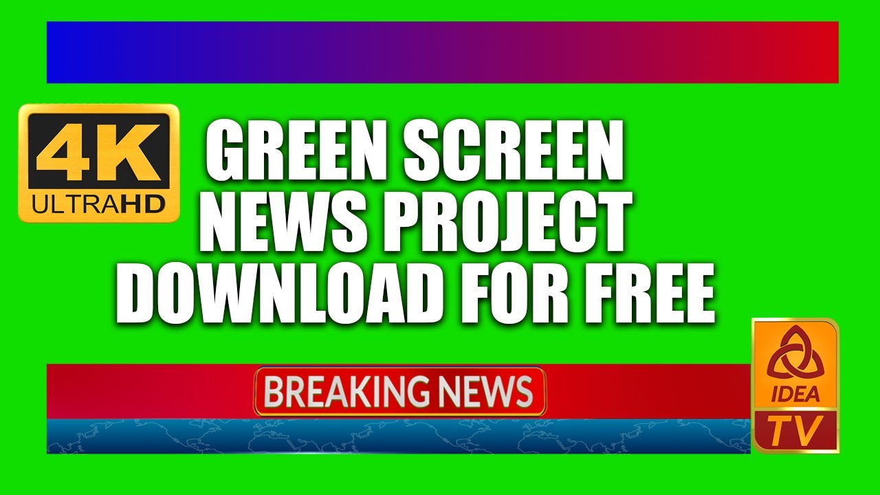 News Channel Green Screen Effects | Clients Work | 4k Download Fro Free ...