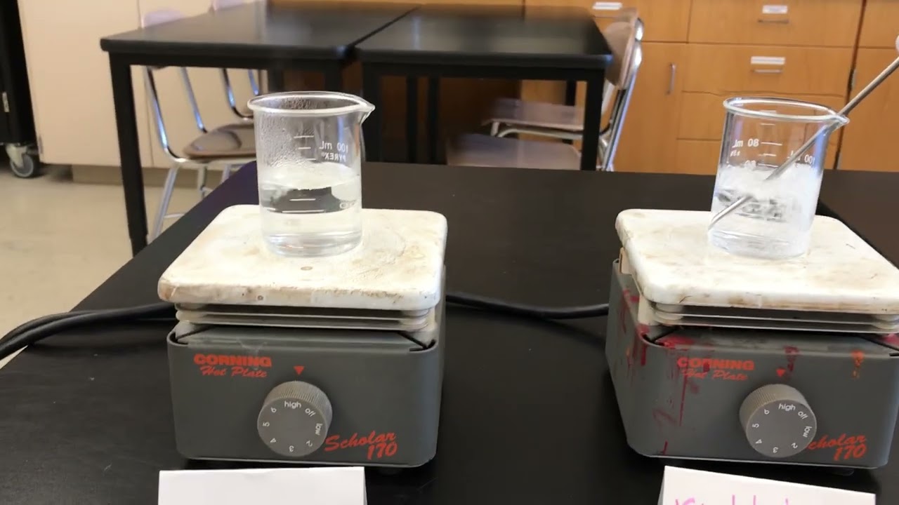 Boiling Pt Water vs Alcohol Demo Video - YouTube