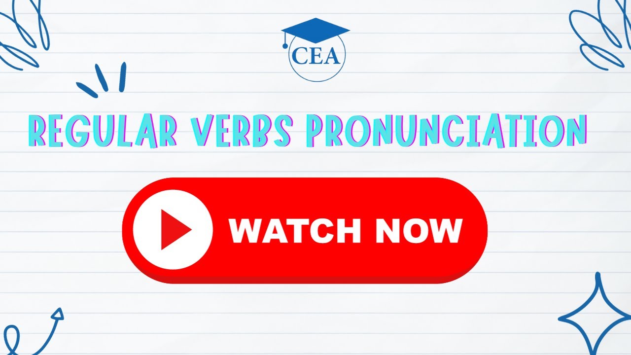Regular verbs pronunciation rules - YouTube