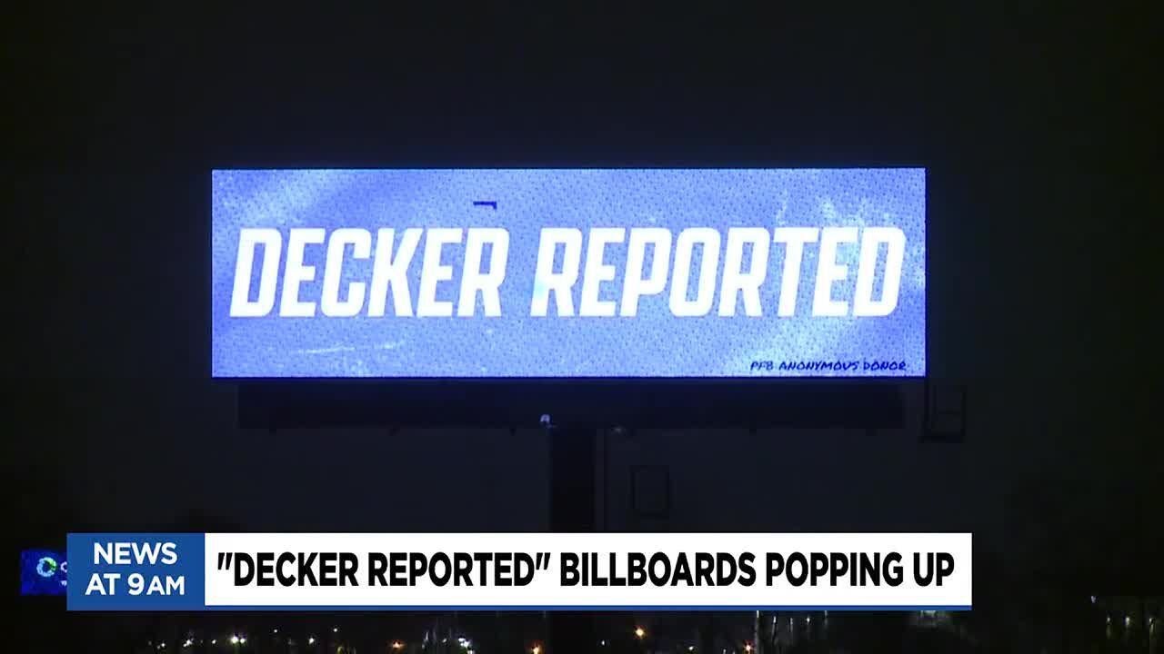 "Decker Reported" billboards pop up across Metro Detroit - YouTube