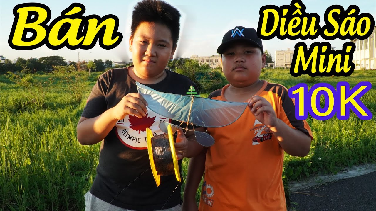 Thả Diều Sáo Mini / Bán Diều Sáo Giá Rẻ 10k - YouTube