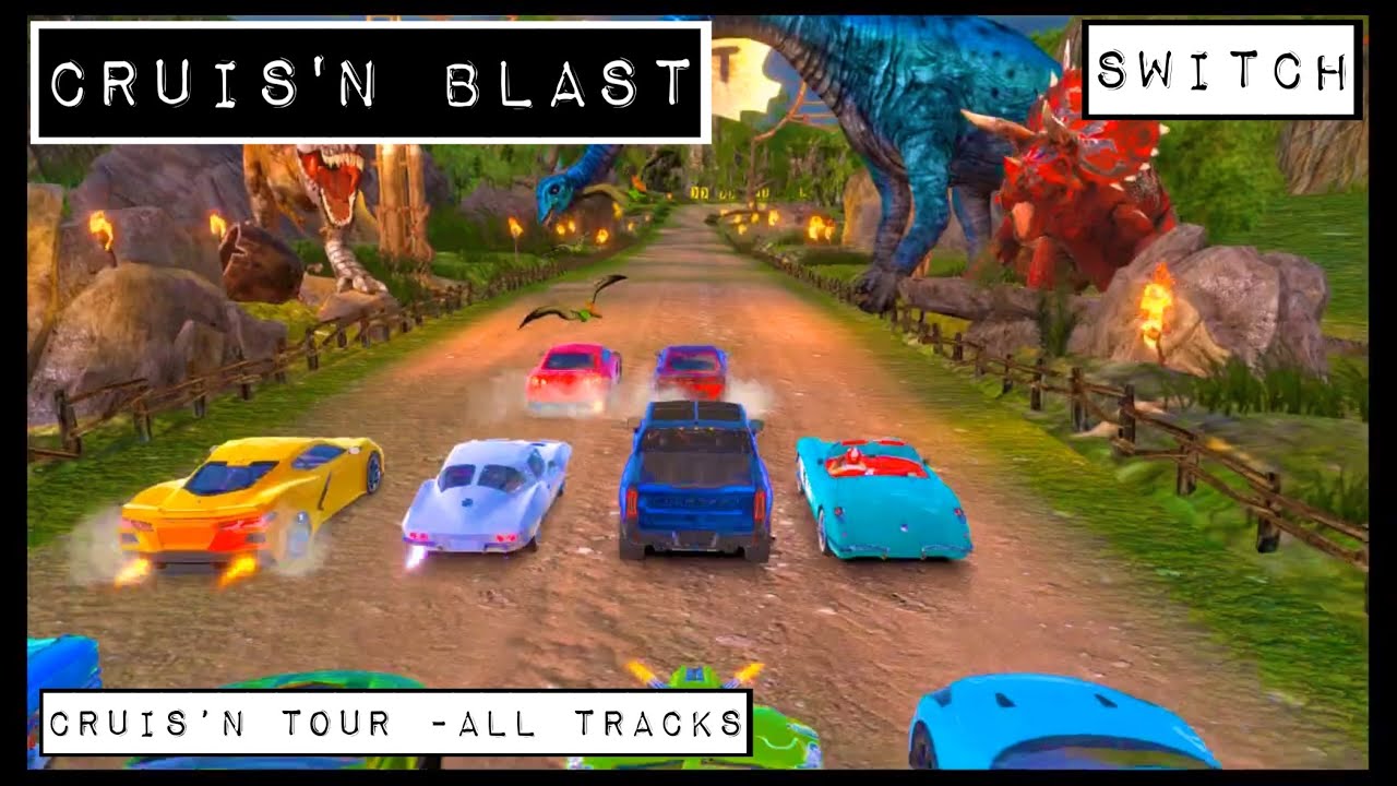 Cruis'n Blast - Cruis’n Tour - All Tracks Playthrough - Easy - Nintendo ...