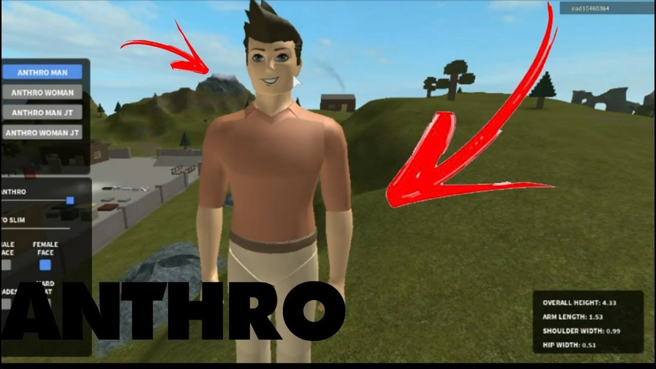 MAPA PARA TESTAR O ANTHRO ROBLOX - YouTube