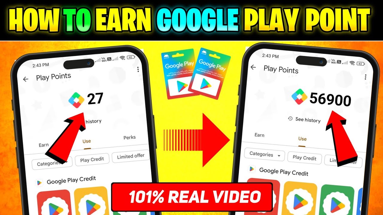 How To Earn Google Play Points || Google Play Point Earn Trick || Google Play Point Kaise Kamaye ...