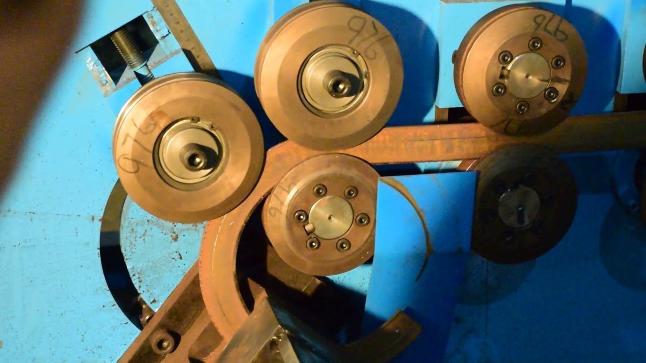 Flat Iron Round Ring Flange Making Forming Machine | Формовочный станок ...