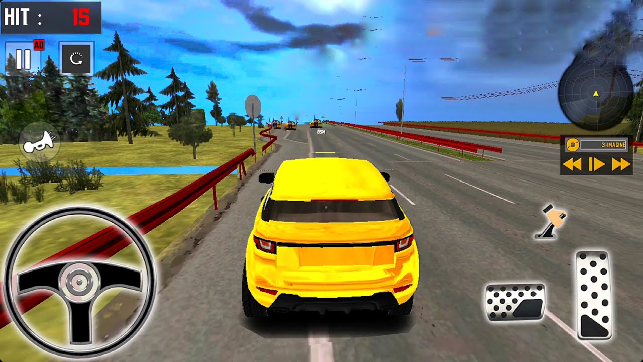 4x4 offroad jeep driving - Range rover car race - Gadi games - Car ...