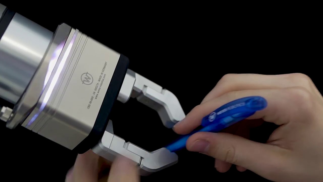 Universal Robots+ product Gripper Gripkit CR1 by WEISS ROBOTICS - YouTube