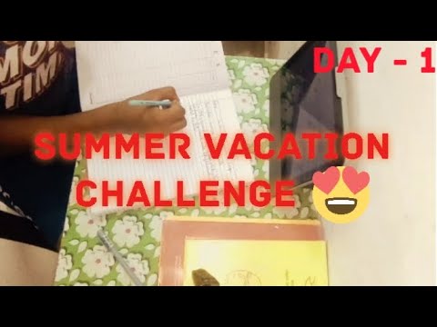 Summer Vacation Challenge DAY-1/30 | Class 10th study vlog | CBSE 2024 ...
