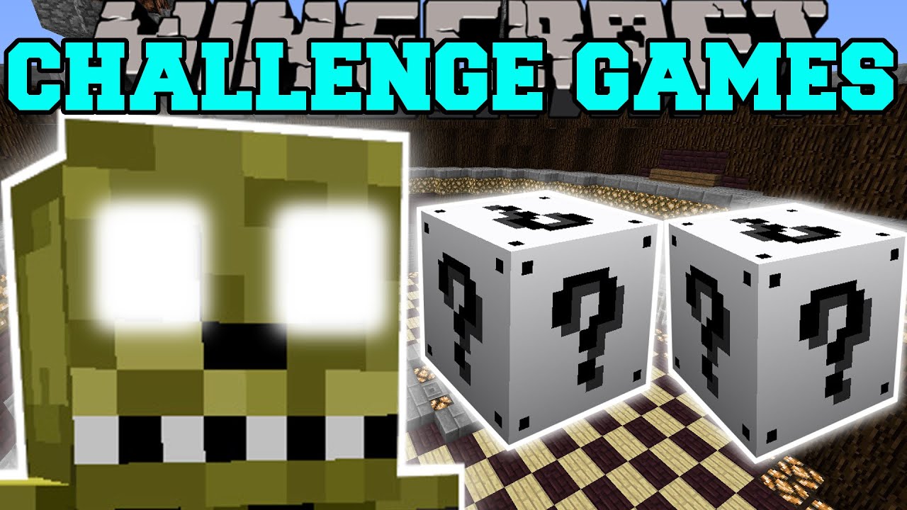 Minecraft: PLUSHTRAP CHALLENGE GAMES - Lucky Block Mod - Modded Mini ...