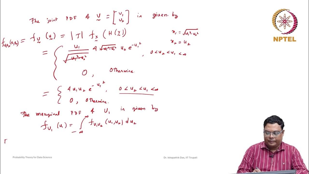 Examples of Transformation of Bivariate Random Variables #swayamprabha #ch38sp - YouTube