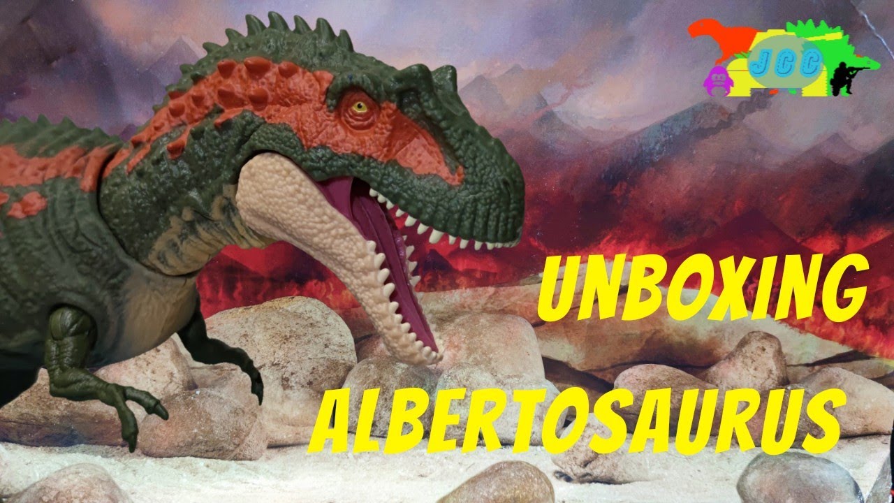 Albertosaurus | Jurassic World Primal Attack | Mattel | Uboxing y ...