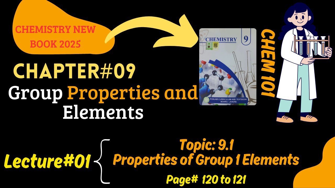 Chapter#9,Group properties and elements,9th Class Chemistry New Book ...
