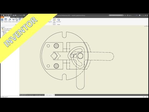 Positions Inventor 2017 Training - Overlay Views - Contact Solver - YouTube
