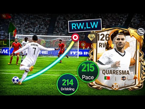 121 Quaresma Review – 5★ Skills & Insane Dribbling 🔥⚡ | Best RW in FC Mobile?