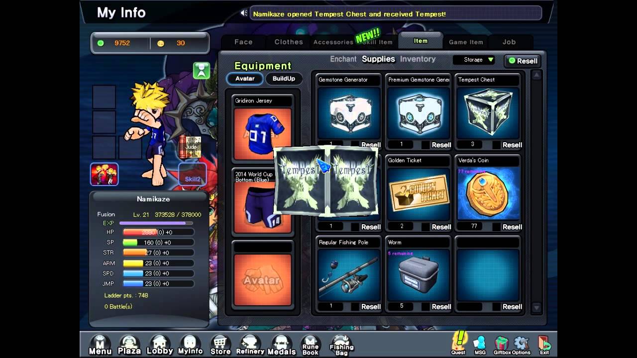 Rumble Fighter: Opening Tempest chest - YouTube