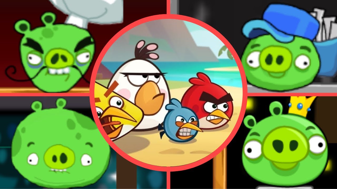 Angry Birds Restaurants - All Bosses (Luta dos Bosses) - YouTube